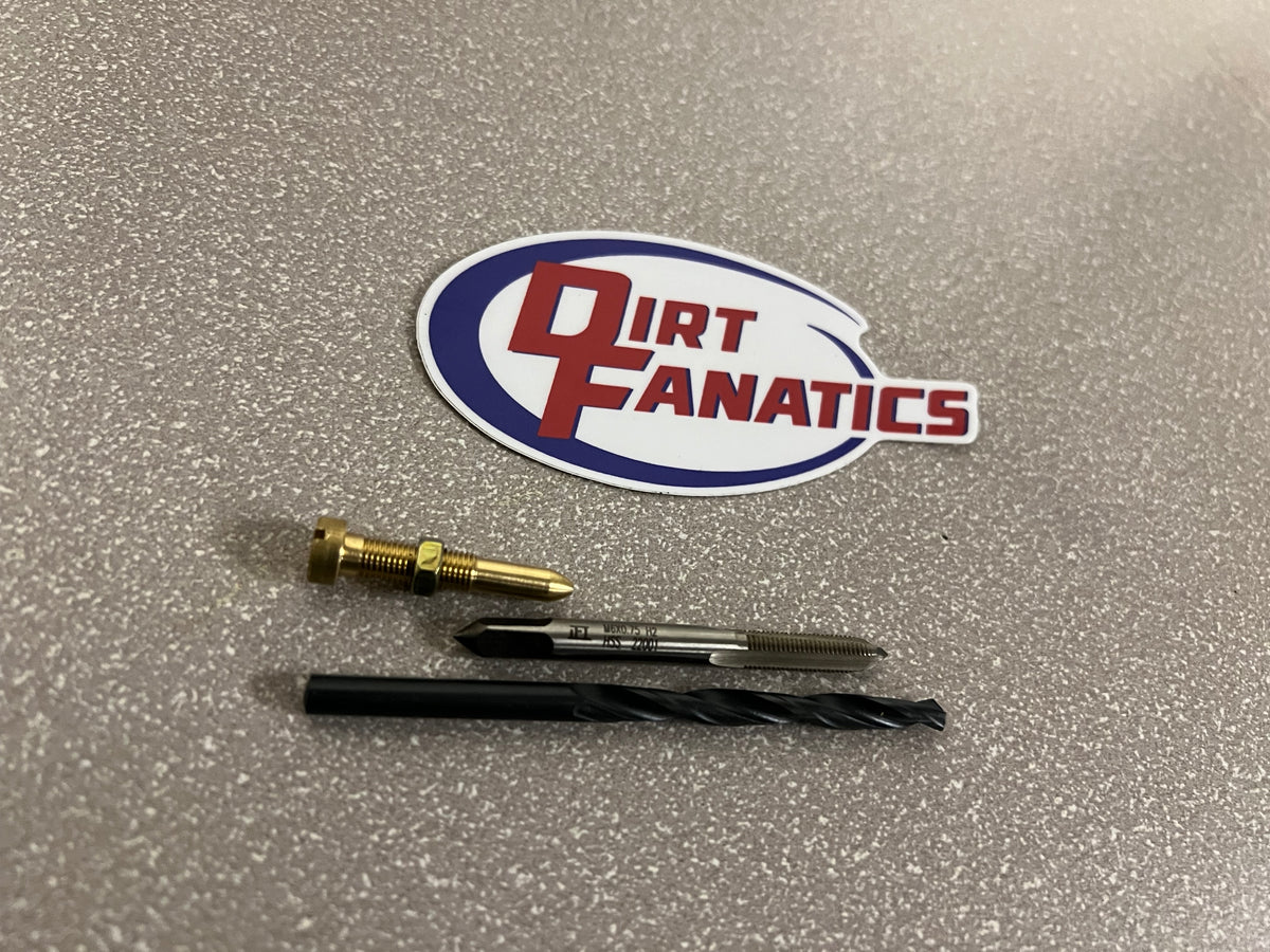 Dirt Fanatics Yamaha Blaster YFS200 Idle Adjustment Screws x2 w/ Tap
